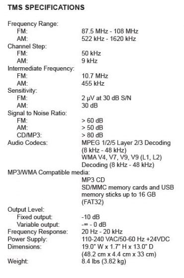 Tms Telecor Media Source Itr Systems