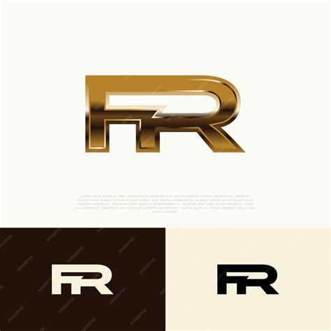 Premium Vector Fr Initial Modern Logo Exclusive Template For Brand