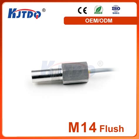 Kjt M14 Shielded Sn 3mm Npn Pnp High Pressure Inductive Proximity Sensor Connector Proximity