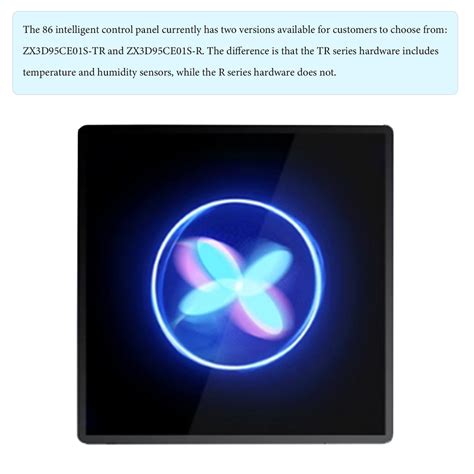 Esp32 S3 86 4 Inch Intelligent Control Panel With Temperature Humidity