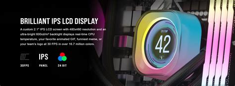 Corsair Icue Link Lcd Screen Module Custom 2 1 Ips Lcd Screen Corsair Icue Software Control