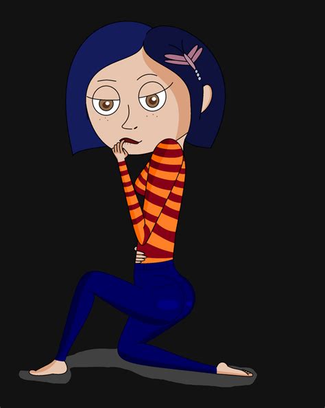 Coraline Seductive Pose By Masterghostunlimited On Deviantart