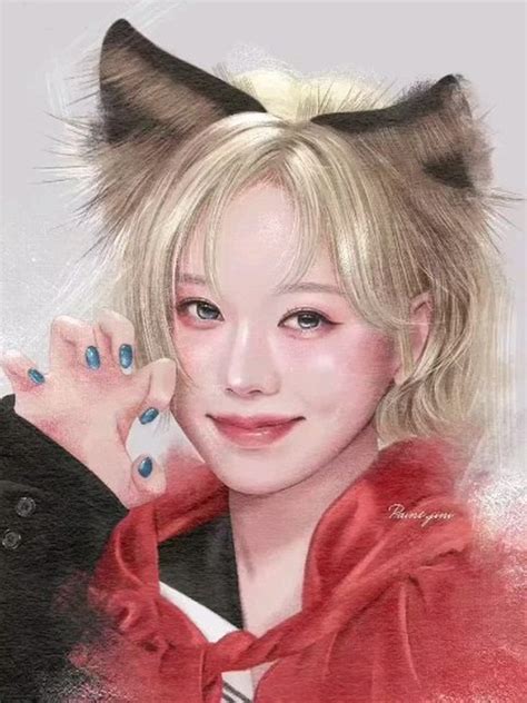 지니 창작이 더 어렵다 Digitalart 인물화 일러스트 Instagram