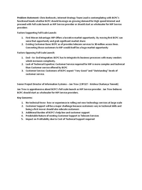 Bcpc Internet Strategy Case Pdf