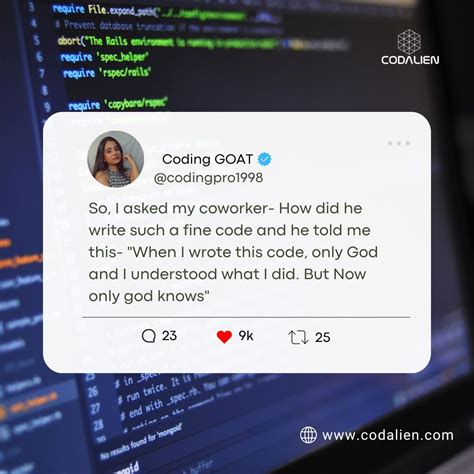 Codalien Technologies On Linkedin Softwaredevelopers Codinghumor