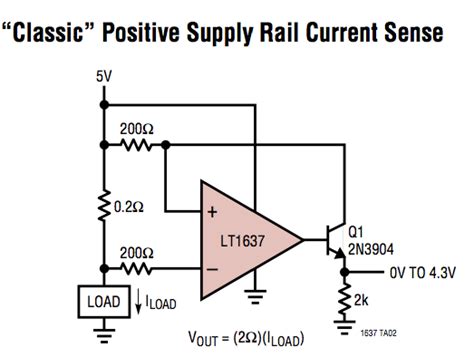 Current Sensing Circuit Schematic