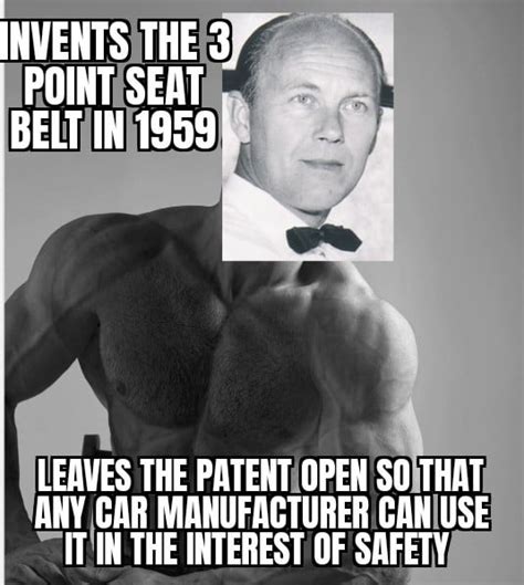Nils Bohlin Is A Chad Invents A Seat Belt That Saves Lives And Is The