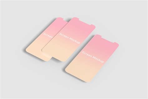 Premium PSD Phone Screen Mocku