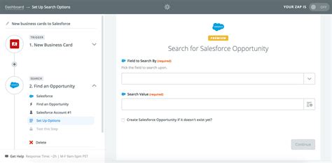 more searching power for salesforce zaps find opportunities tasks