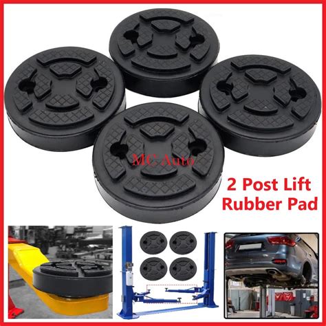 Heavy Duty 2 Post Lift Jack Rubber Pad Jack Rubber Block Getah Jack