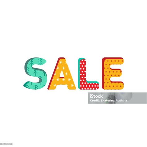 벡터의 흰색 배경에 텍스트 를 판매합니다 상세한 요소와 질감 다채로운 3d 문자 쇼핑과 판매의 주제에 대한 만화 요소 배너 포스터 전단지 소셜 네트워크용 3차원 형태에 대한