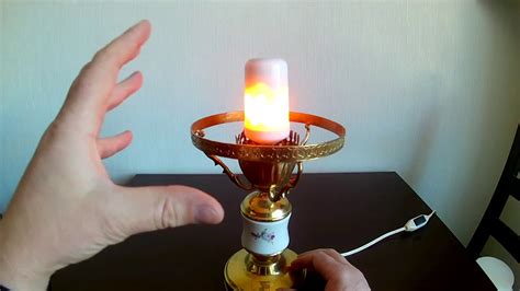 Огонь лампа !!! LED Flame Light - YouTube