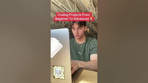 coding projects from beginner to advanced 🧑‍💻 shorts shortsfeed youtube