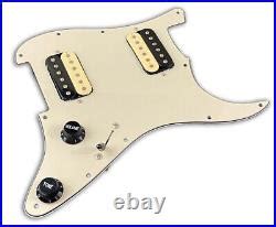 Prewired Strat Pickguard Humbucker Humbucker Hh Loaded Guard Vintage