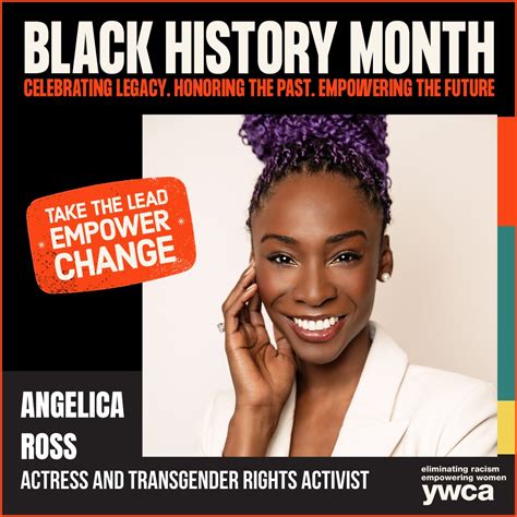 Ywca Angelica Ross Is An American Actress Businesswoman And