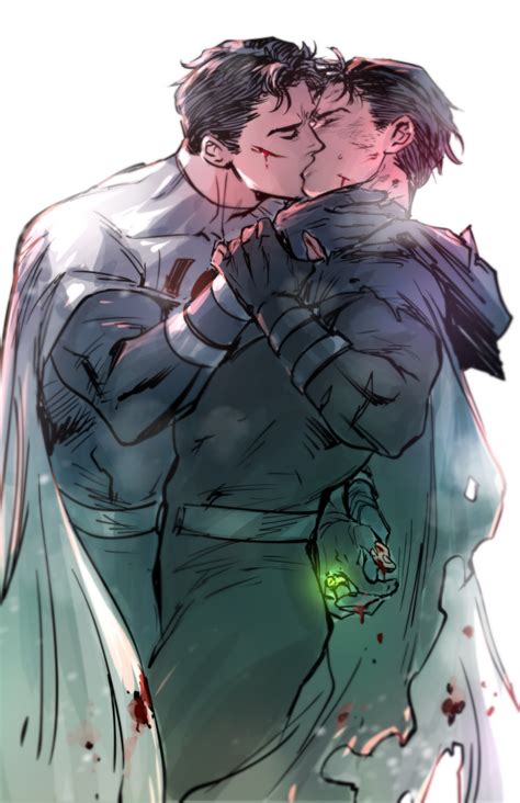 Batman Superman Clark Kent And Bruce Wayne Dc Comics And More Drawn By Haining Danbooru