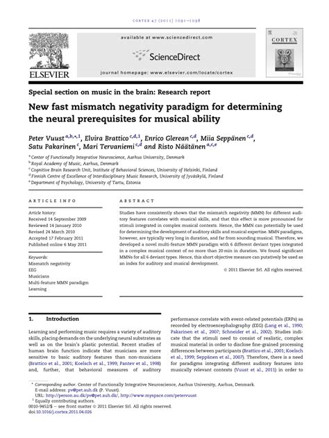Pdf Differentiating Musicians Using A Fast Musical Multi Feature Paradigm
