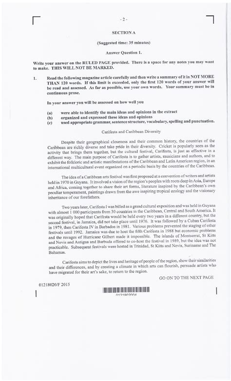 Cxc Csec O Level Certificate