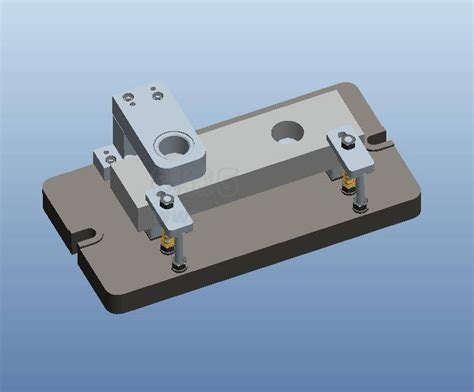 垫板钻孔夹具设计（cad图 Proe三维） 机械5