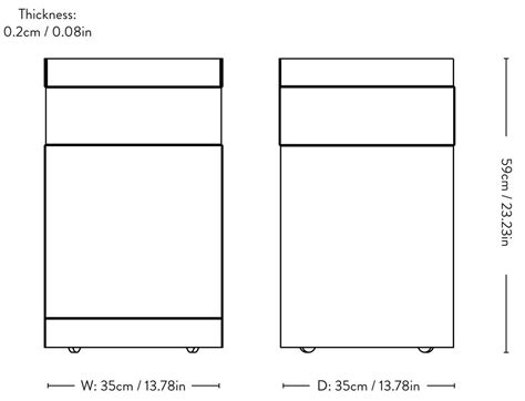 Rotate Container Andtradition Side And Roll Container Designer Furniture From Smow