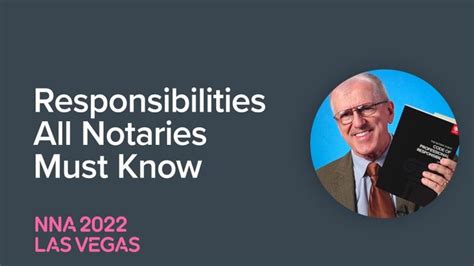 Responsibilities All Notaries Must Know National Notary Association