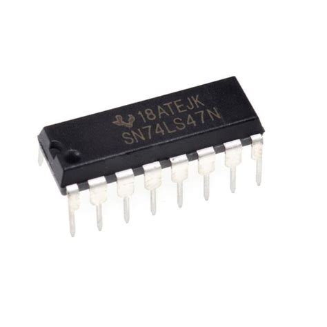 74ls47 Circuito Integrado Decodificador 7 Segmentos U