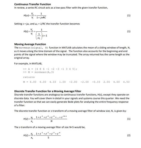 Matlab Use The Discrete Transfer Function For A