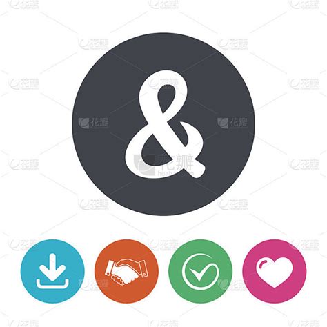 And符号图标。逻辑运算符和