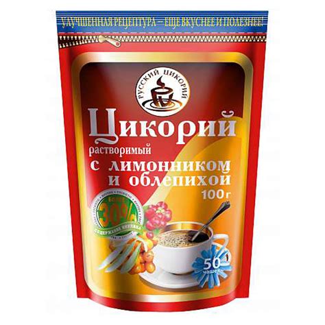 Цикорий растворимый с лимонником и облепихой, 0.22 lb/ 100g | $5.99 ...