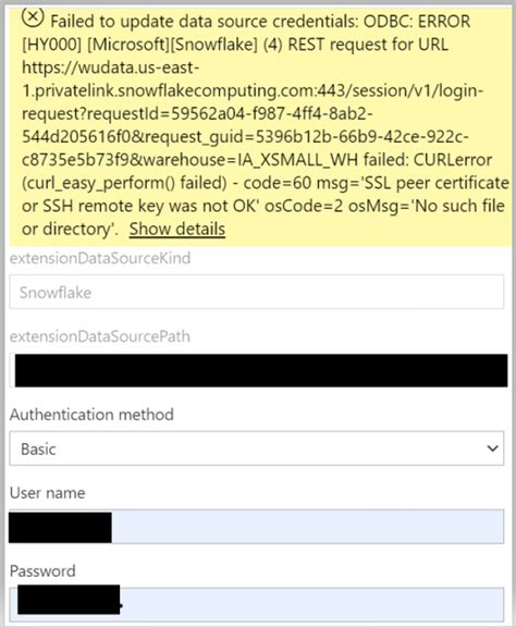data source credentials refresh error microsoft fabric community