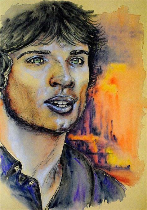 Drawing Of Clark Kent A K A Tom Welling Drawing People Portrait