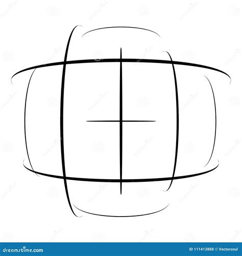 Abstract Element With Random Overlapping Lines Abstract Distored Lines