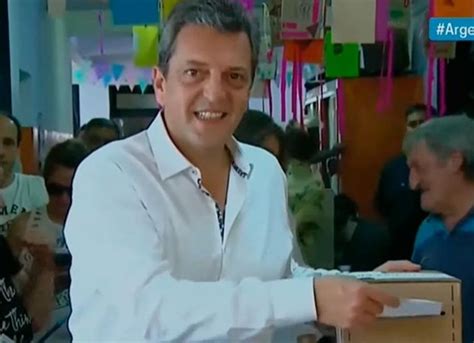 Sergio Massa Votó Y Destacó La Elección Como La Consolidación De 40