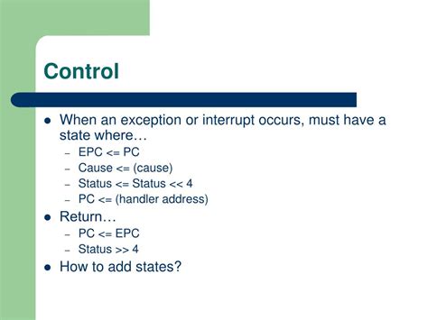 Ppt Coe 1502 Interrupt And Exception Handling Powerpoint Presentation