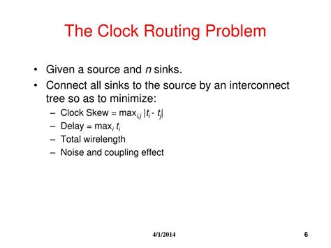 Ppt Clock Network Synthesis Powerpoint Presentation Free Download
