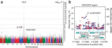 Genome Wide Association Results From The Initial Gwas Analysisnegative Download Scientific
