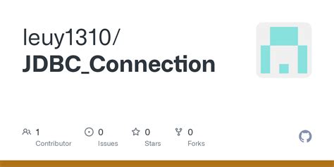 Github Leuy1310jdbcconnection