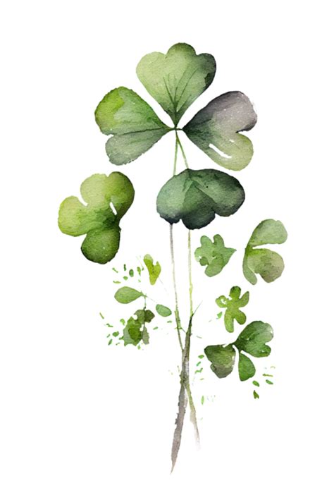 Clover Watercolor Pngs For Free Download