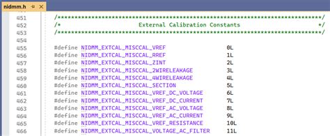 finding ni dmm external calibration constants for pxie 408x ni
