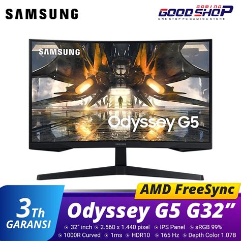 Jual Samsung Odyssey G Hz Ms Qhd Curved Freesync Gaming Monitor Shopee Indonesia