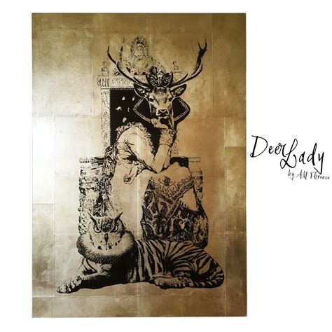 Deer Lady Neo Victorian Imagery Artwork Amflorence