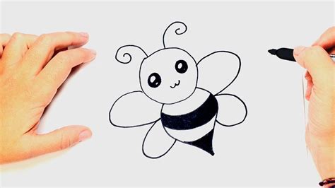 Cómo Aprender A Dibujar Una Abeja De Forma Fácil Y Divertida
