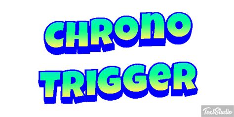 Chrono Trigger Videogame Animated  Logo Designs