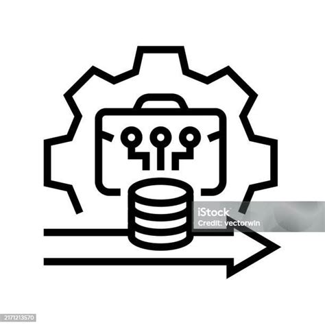 디지털화 현대 비즈니스 라인 아이콘 벡터 일러스트 레이 션 개선에 대한 스톡 벡터 아트 및 기타 이미지 개선 고객 기업가 Istock