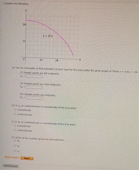 Solved Consider The Following A Use Six Rectangles To