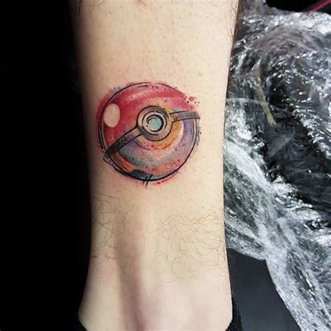 50 Pokeball Tattoo Designs For Men