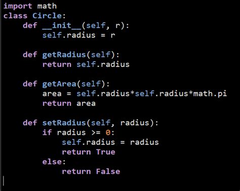 Solved Exercise Get Circumference Method Description In Chegg