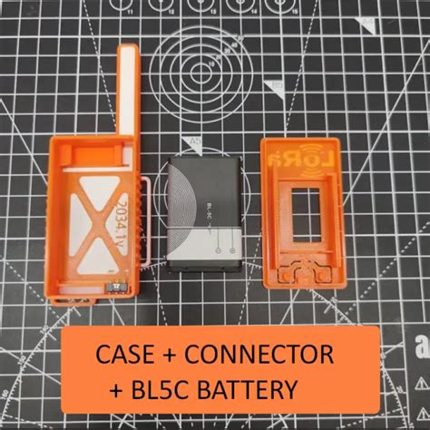 Case For Heltec Esp32 Lora V3 With Bl 5c Lipo Battery Meshtastic Uk 868mhz £11 80 Picclick Uk