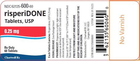 Fda Label For Risperidone Tablet Film Coated Oral Indications Usage