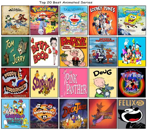 Top 20 Best Animated Series By Perro2017 On Deviantart